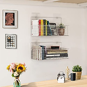 2Pcs Shower Caddy Shelf Organizer Rack, JOPBENG No Drilling Wall Mounted Bathroom Organizer, Rustproof Self Adhesive Shower Shelves for Bathroom Toilet Kitchen RV