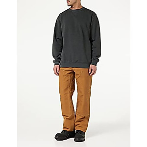 Carhartt mens Midweight Crewneck (Big & Tall) Sweatshirt, Carbon Heather, X-Large Big Tall US