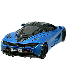 Kinsmart McLaren 720s Blue 1:36 DieCast Model Toy Car Collectible Hobby Super Sport Car Collection