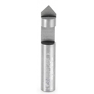 Amana Tool - 51712 Solid Carbide Hole & Flush Cut 1/4 Dia x 1/4 Shank