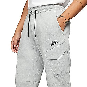 Nike mens Sportswear Tech Fleece Utility Pant, Football Grey/Light Smoke Grey-black, XX-Large