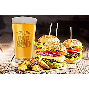 Dad Beer Glass & Bottle Opener Kit - Working on my Dad Bod Mug