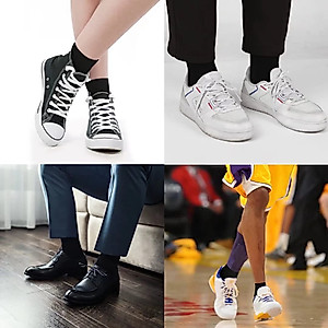 Ten Star Material Bamboo Low Quarter Thin Ankle Sock for Men and Women Anti Odor Natural Breathable Comfortable Socks 6 Pairs