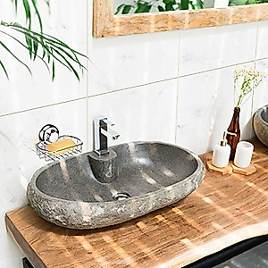 MaxHold No-Drilling/Suction Cup Soap Dish/Soap Basket - Vaccum System - Stainless Steel Never Rust - for Bathroom & Kitchen Storage