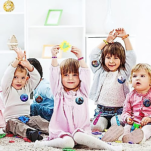 GANKTOWCOY 30PCS Black Mermaid Party Favors ，Black Mermaid 2023 Birthday Party Decorations Supplies Including 10 Bracelets, 10 Key-chains, 10 Button Pins for Mermaid Birthday Decorations