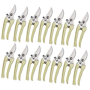 Criativo Live 14-Pack Gardening Scissors,Pruning Shear, Florist Scissors for home and gardening
