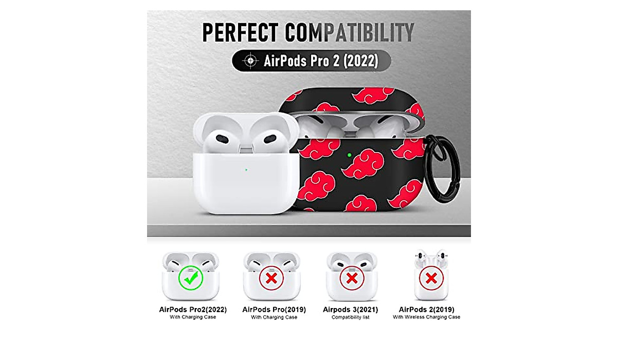Maxjoy AirPods Pro 2 Case - Cute Cartoon Protection