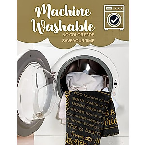 InnoBeta 50th Wedding for Couple and Parents, Valentine's Day Gifts, 50th Anniversary Blanket for Golden Wedding, Soft Throw Blanket 50"x65"