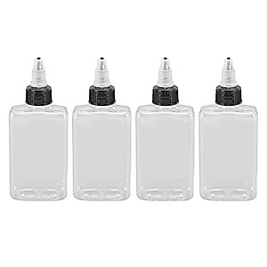 Garden supplies 4 Pcs Seasoning Bottle 100ML Portable Sealed Reusable Dispensing Oil Bottle Seasoning Bottle for Outdoor BBQ Camping