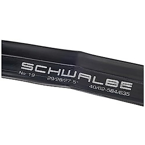 SCHWALBE Bicycle Tube with 40mm Presta Valve, 27.5 x 1.5-2.5-Inch, Black (10430343)