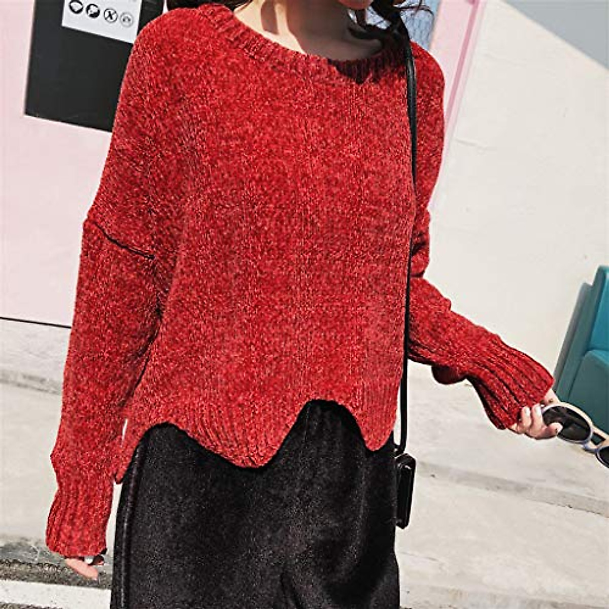 Velvet Chenille Yarn for Hand-Knitted Crochet Thread DIY Craft Scarf Sweater