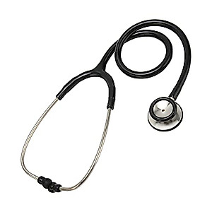 Stethoscope, Stethoscope Teaching Stethoscope, Fetal Heart Stethoscope, Dual Head, Double Head Soft Ear Plugs Amplifies Sounds Stainless Steel Professional