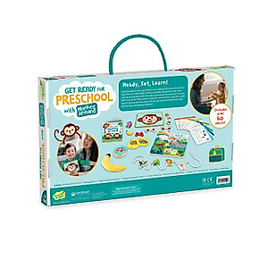 Peaceable Kingdom Get Ready for Preschool with Monkey Around Game for Pre School Kids and Toddlers