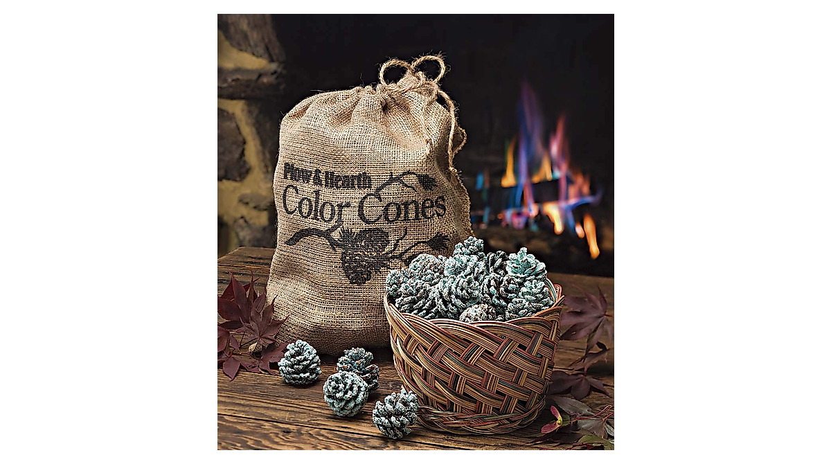 Color Changing Pine Cones for Vibrant Fires