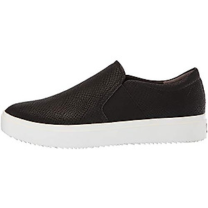 Dr. Scholl's Shoes womens Wander Up Sneaker, Black Snake, 9.5 US