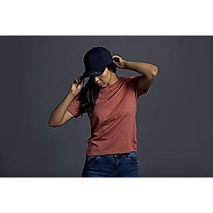 Flexfit Mens Delta Seamless Baseball Cap, Black, Small-Medium US