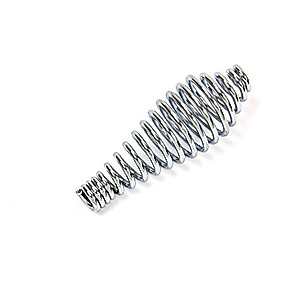 Spring Stove Handle, Chrome Finish, tapered at one end. Max Diameter: 1-1/2", Length: 4-1/4", Fits 3/8" rod. For use with BBQ Grills, Smokers, Furnaces, Coal/Wood/ Pellet Stoves, Boilers.