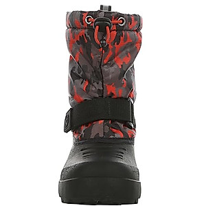 Northside Kid's Frosty Insulated Winter Snow Boots - Brown/Orange, 2 Little Kid