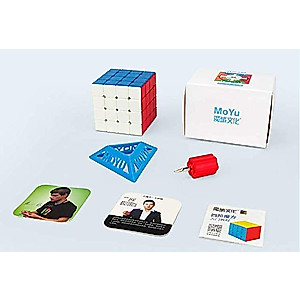 CuberSpeed MFJS Moyu RS4 M 2020 4X4 Speed Cube stickerless Moyu RS4M 2020 Mofang Jiaoshi MF3RS4 M Cube