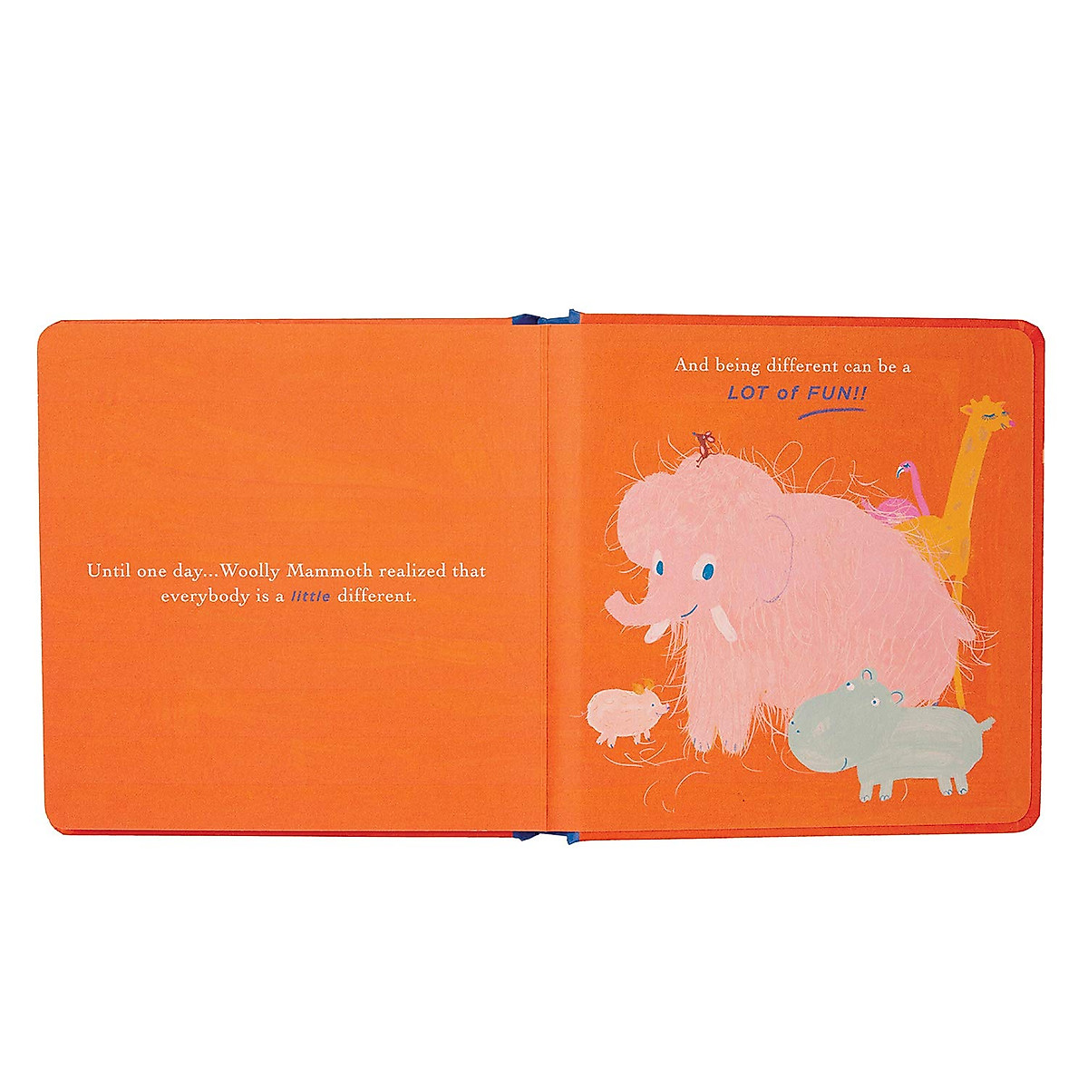 Manhattan Toy Woolly Mammoth Padded Cover Baby and Toddler Board Book