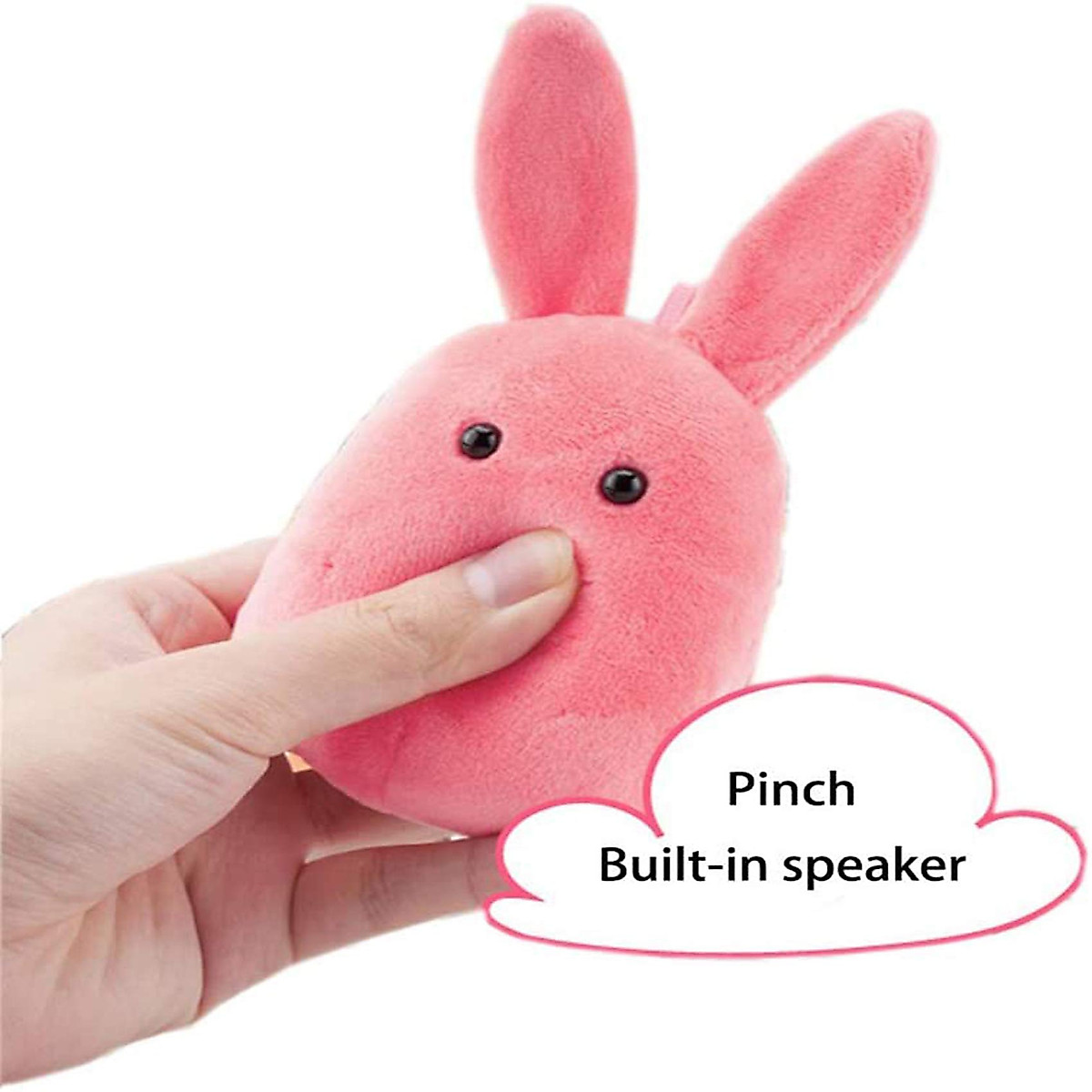 Toilet-Bound Hanako-Kun Plush Mokke Keychain Pink Mokke Plush Toy- 4.8"