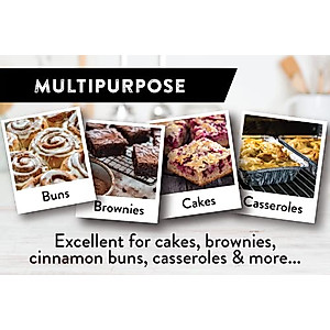 DOBI 8x8 Aluminum Pans (30 Pack) - Disposable 8 Inch Square Foil Baking Pans. Durable Standard-Size Tins for Cakes, Brownies and Casseroles