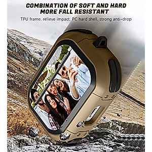 AIPNIS Personalized Case Compatible with AirPods Pro, Custom Photo Sturdy Shockproof Protective Case Gift,for Airpods Pro 2019 Durable Armor Cover, with Keychain