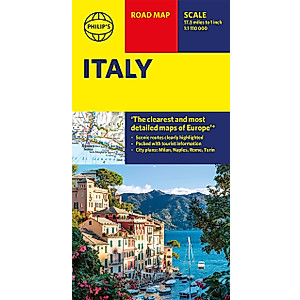 Philip's Italy Road Map (Philip's Sheet Maps)