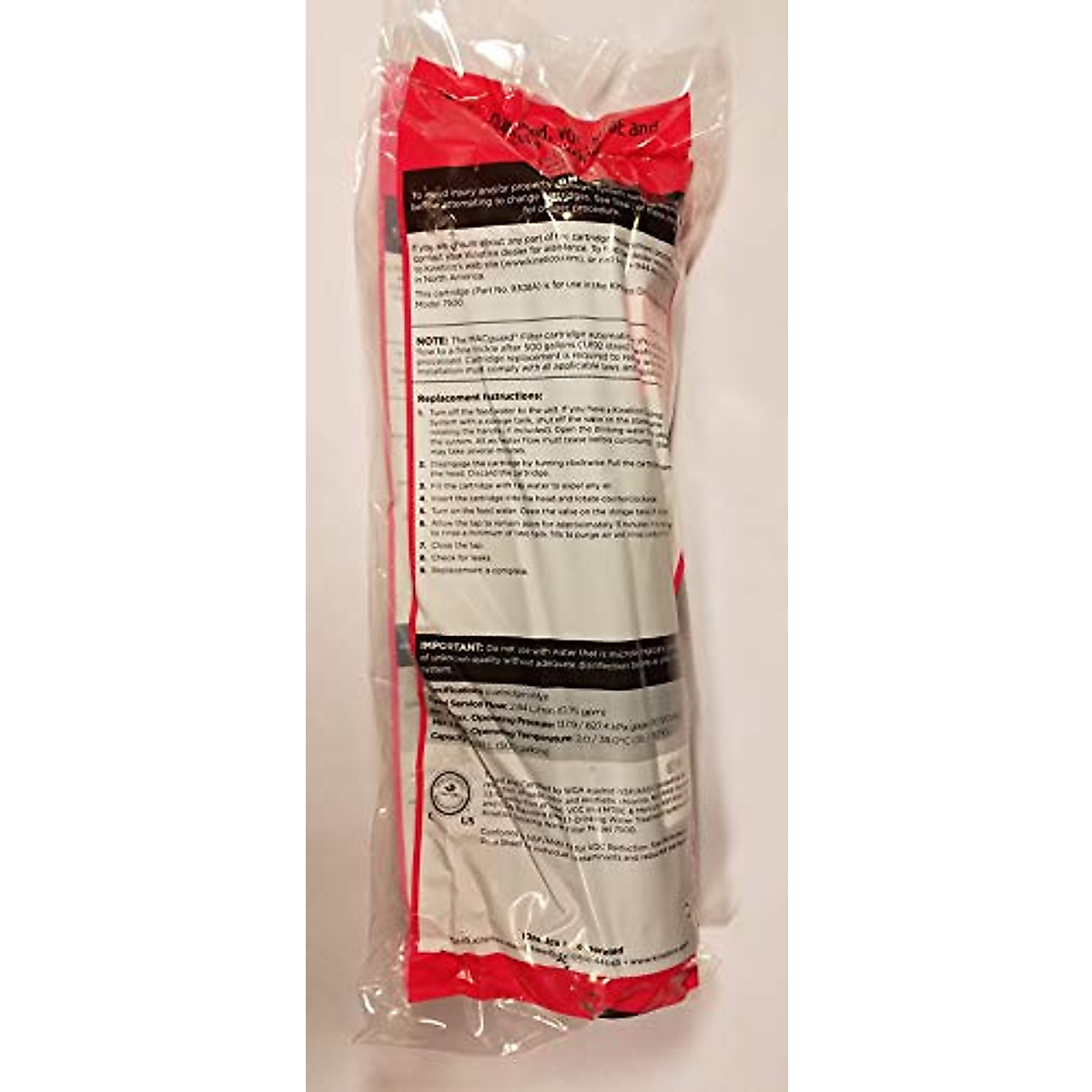 Kinetico Red Replacement Filter Cartridge 9348P 9308A