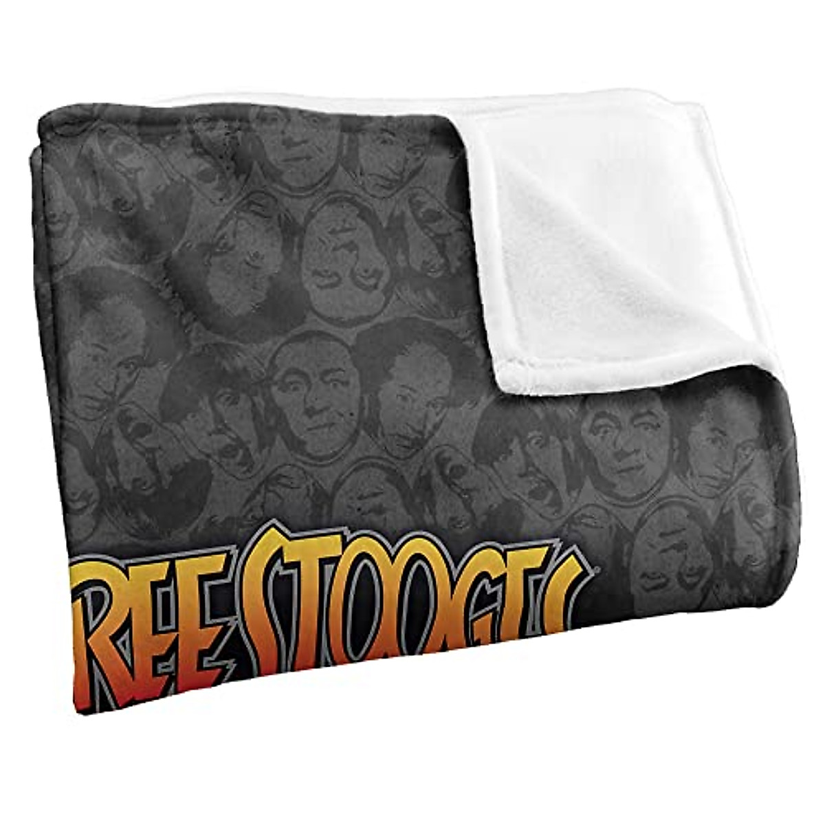 Trevco Three Stooges Stooges All Over Silky Touch Super Soft Throw Blanket 36" x 58"