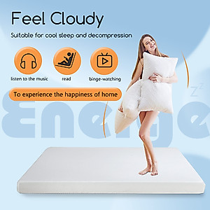 BestMassage 6 Inch Gel Memory Foam Twin Mattress Mattresses for Cool Sleep & Pressure Relief,Medium Firm Mattresses CertiPUR-US Certified/Bed-in-a-Box