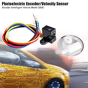Ximimark 2Pcs Photoelectric Speed Sensor Encoder Coded Disc Code Wheel for Smart Car C B D E Models