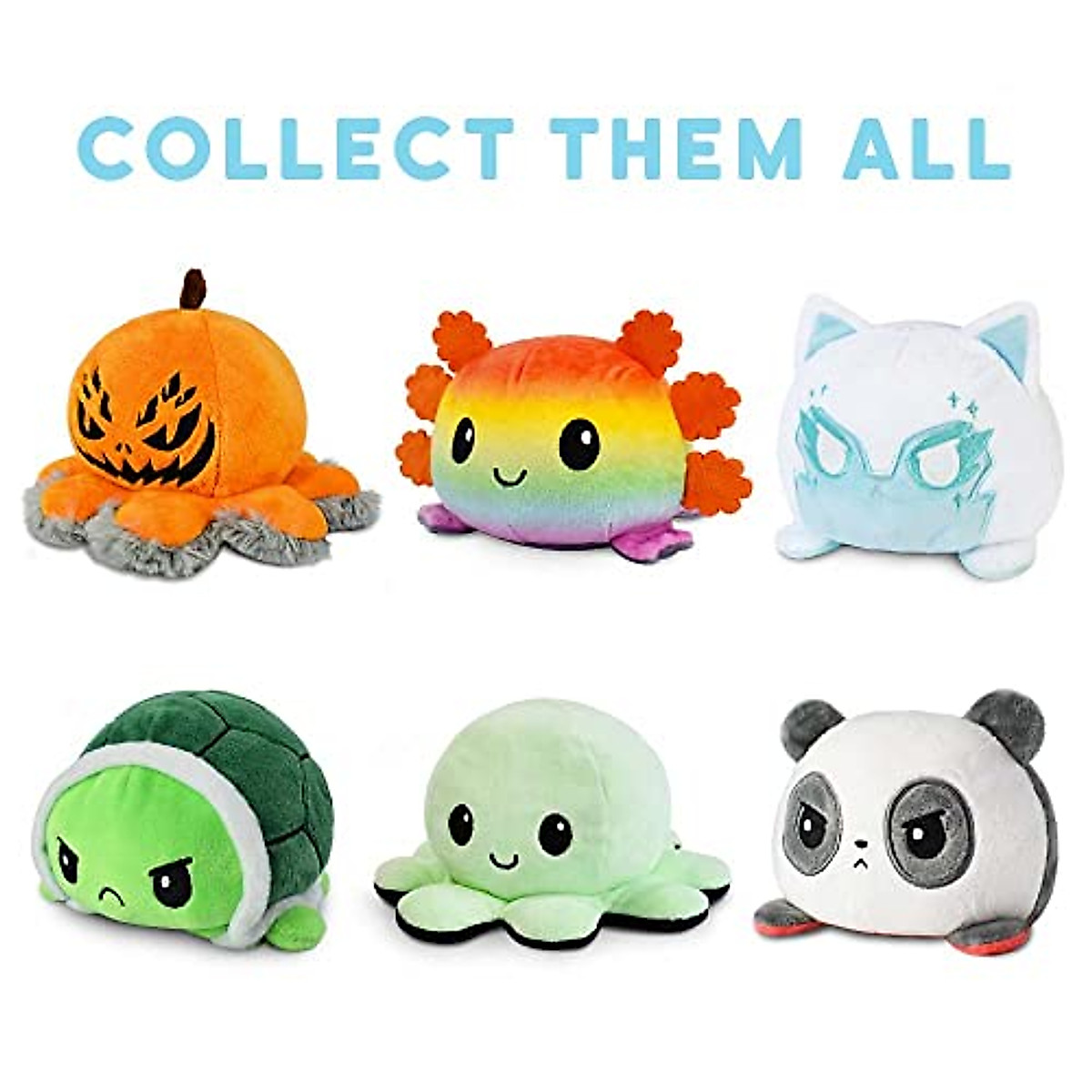 TeeTurtle - The Original Reversible Dog Plushie - Corgi - Cute Sensory Fidget Stuffed Animals That Show Your Mood