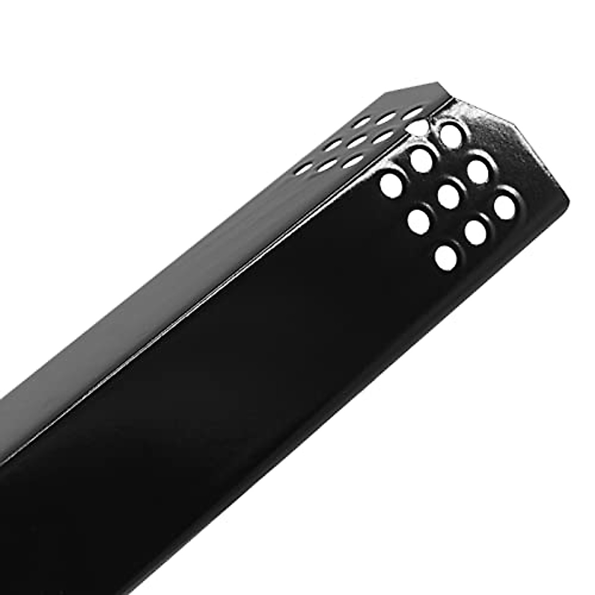 Hiorucet Grill Heat Plate Replacement for Nexgrill 720-0830H, 720-0783E, Grill Master 720-0697, 720-0737, 4 Pack Porcelain Steel Heat Shield, Heat Tent, Burner Cover Replacement Parts.