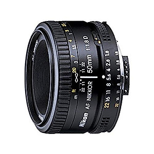 Nikon AF FX NIKKOR 50mm f/1.8D Lens for Nikon DSLR Cameras