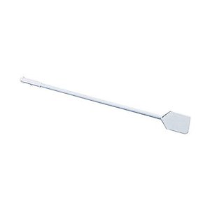 SPARTA Nylon Paddle Mixing Scraper, Food Safe, Waterproof with Long Handle for Large Batch Cooking and Cleaning, 40 Inches, White
