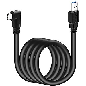 Kuject USB A to USB C Link Cable for Oculus Quest 2 / Quest 1 10FT High Speed Data Transfer Function Extender for Oculus Quest VR Headset and Gaming PC Fast Charging Cable Compatible for USB C Charger
