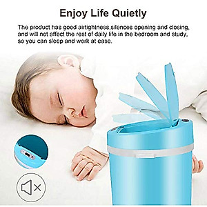 WENLII 16L Automatic Induction Trash Can Touchless Smart Motion Sensor Rubbish Waste Bin Waste Garbage Bin