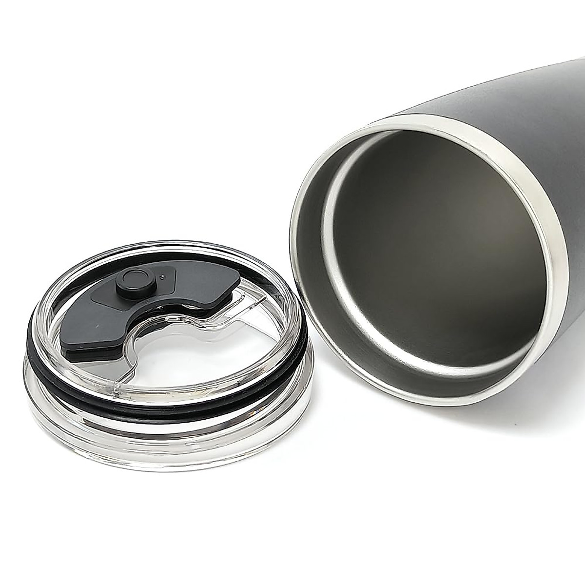 iBEX Tumbler 20 oz Stainless Steel Vacuum Insulated Tumbler With Magnetic Slider Lid (White)