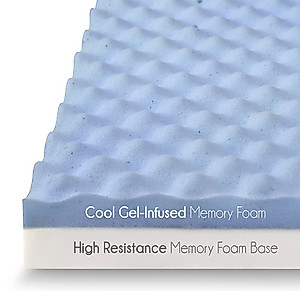 MGM Grand Hotel 3 inch Gel Memory Foam Mattress Topper