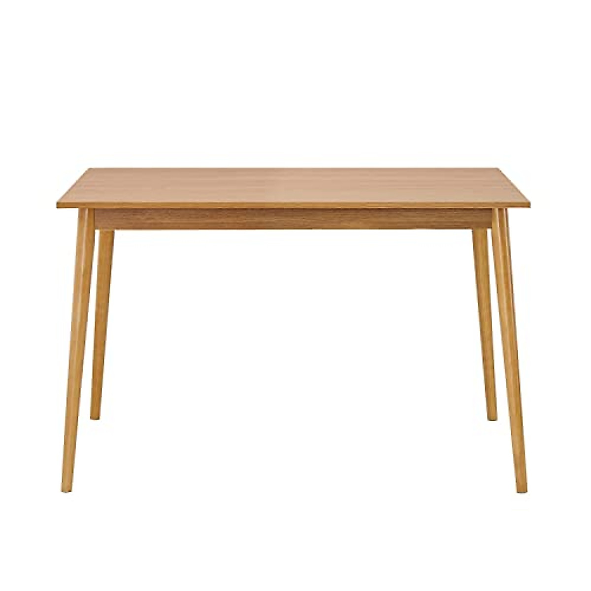 Panana Modern Dining Table 47 Inch Kitchen Table with Solid Wood Leg Oak Finish Dinner Table Dining Room Home Furniture Natural