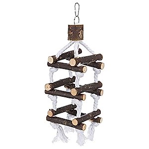 TRIXIE 5886 Natural Living Tower with Ropes 34 cm