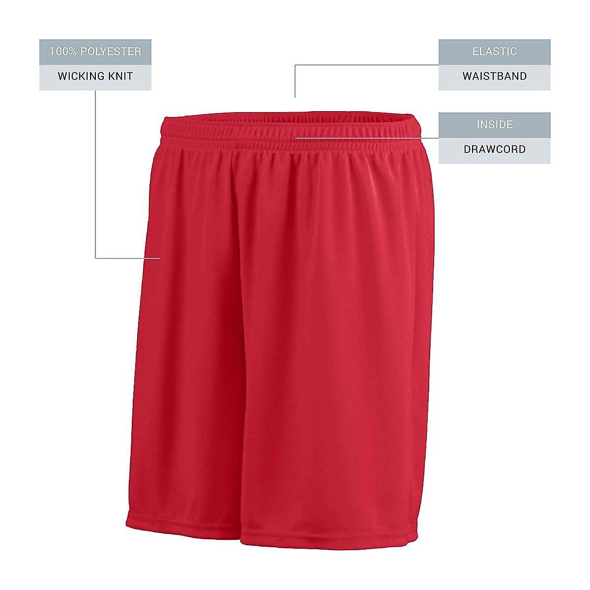 Augusta Sportswear boys 1426 , Red, Medium