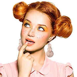 12 Pairs Drop Dangle Earrings Bohemian Long Fringed Metal Earrings Set Vintage Statement Earring for Women Mother's Day Gifts