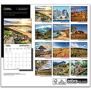 National Geographic Australia 2021 Wall Calendar