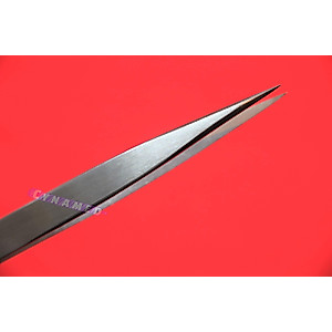 3 Pieces Fine Tip Jewelry Tweezer Forceps Precision Tweezers High Grade Stainless Repair Tool Cynamed