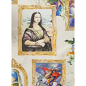 Maison d' Hermine Tablecloth 100% Cotton 60"x60" Decorative Square Tablecloths Washable Table Cover, Home, Wedding, Restaurant, Buffet Party & Camping, Masterpiece -Spring/Summer