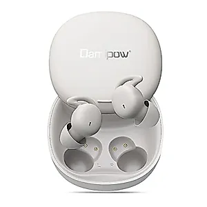 Damipow True Wireless Sleep Earbuds, Noise Blocking Technology Bluetooth Headphones in-Ear, Smallest and Lightest, Ultra Comfortable Designed Specifically to Help You Asleep Faster and Sleep Better