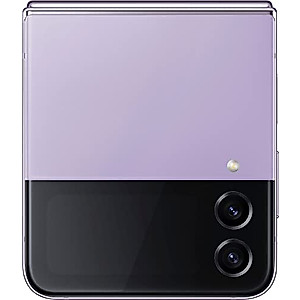 SAMSUNG Galaxy Z Flip4 5G 128GB ROM 8GB RAM Factory Unlocked (GSM Only | No CDMA - not Compatible with Verizon/Sprint) Mobile Cell Phone - Purple