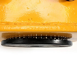 Heavy Duty Machine Dolly Skate, Furniture Dolly Machinery Roller Mover Cargo Trolley 6 Ton 13200lb, w/Steel Rollers Cap 360 Degree Rotation,Yellow